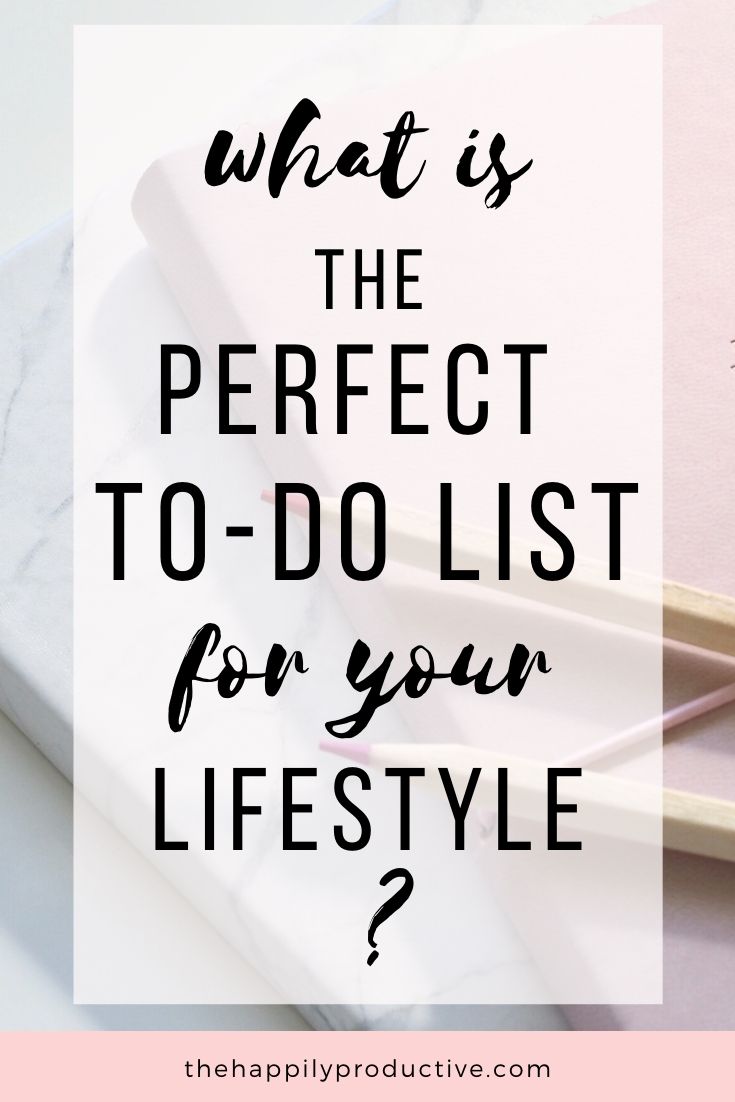 Which is the perfect to-do list for your lifestyle? - The Happily ...