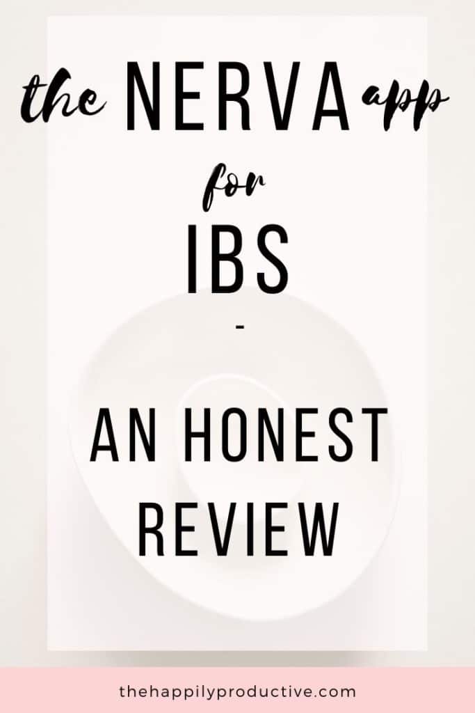 Nerva for IBS: An honest review - The Happily Productive